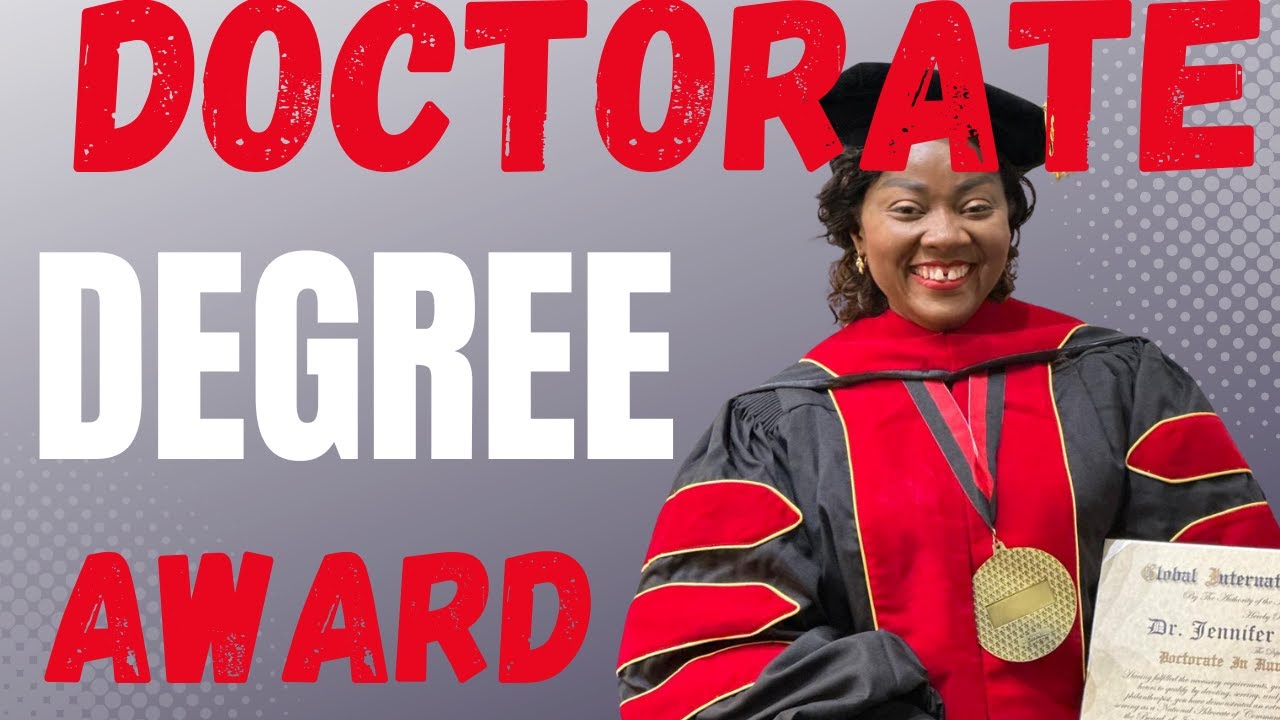 My Doctorate Degree Award Ceremony. #womanhood #doctorjennifer# ...