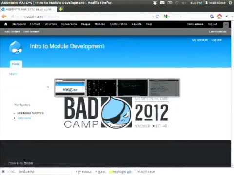 Drupal Module Development - YouTube
