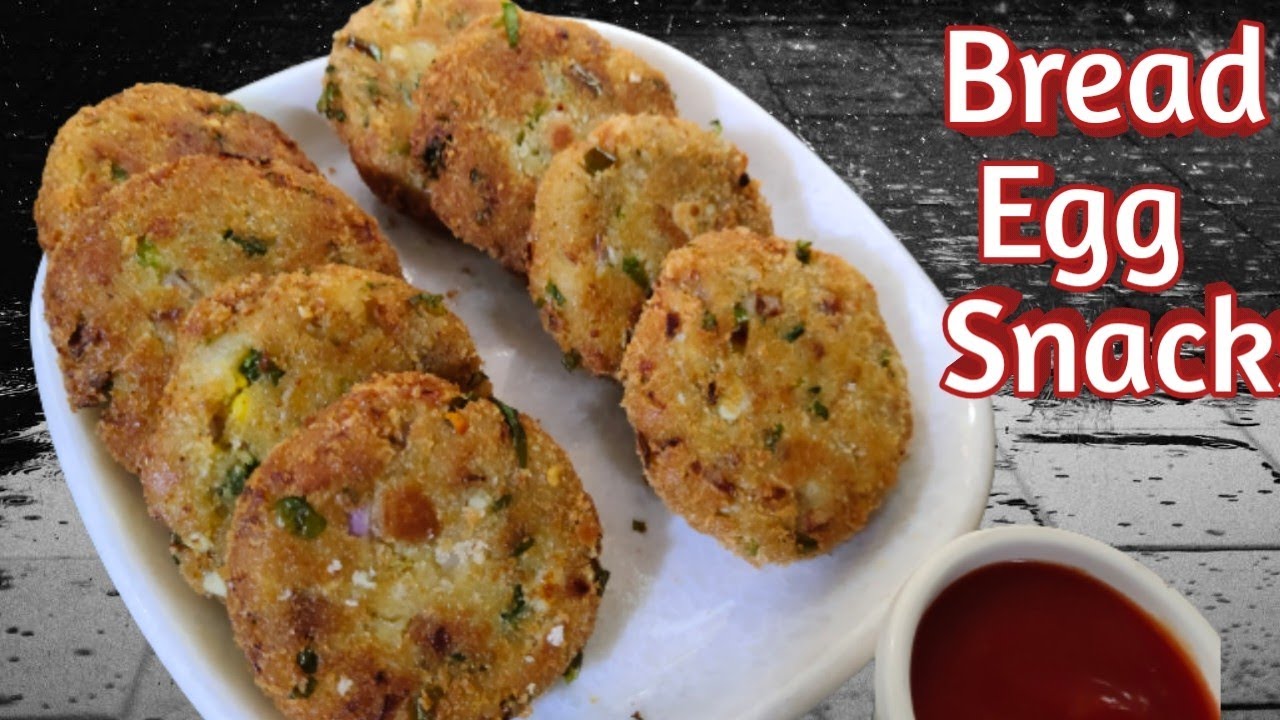 Bread Egg snacks | Egg Tikki | Easy Tea time snacks | - YouTube