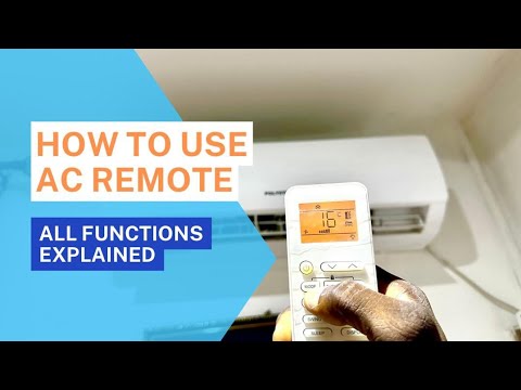 How to Use an AC Remote - YouTube