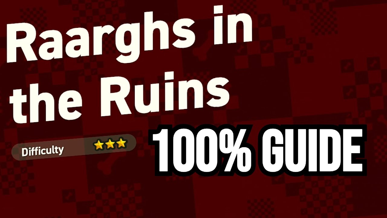 Raarghs in the Ruins Level 100% Guide || Super Mario Bros. Wonder [No ...