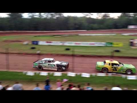 Eagle River Speedway Street Stock Heat Race 7 21 2017 - YouTube