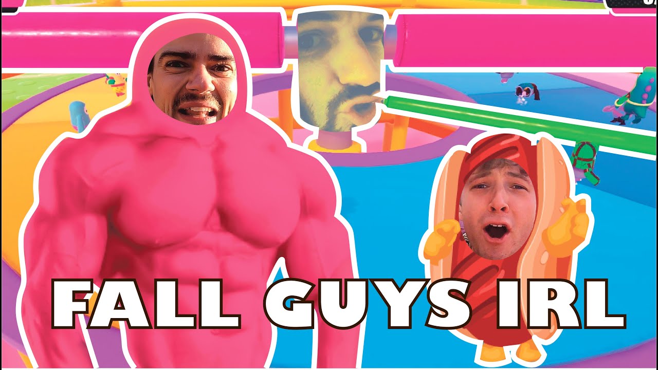 Fall Guys in real life PARKOUR challenges! - YouTube