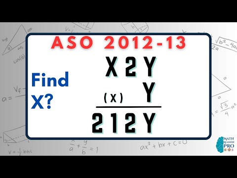 Tricky ASO 2012 Question - Solution