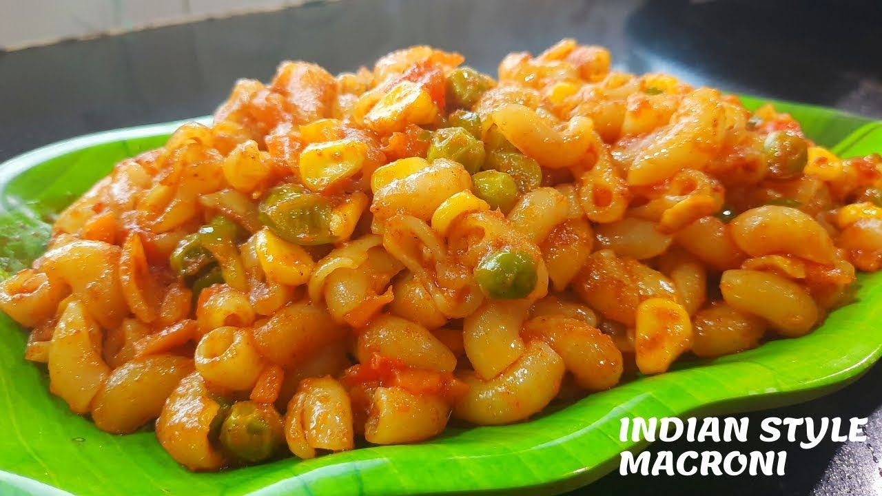 Indian style macroni in pressure cooker - YouTube