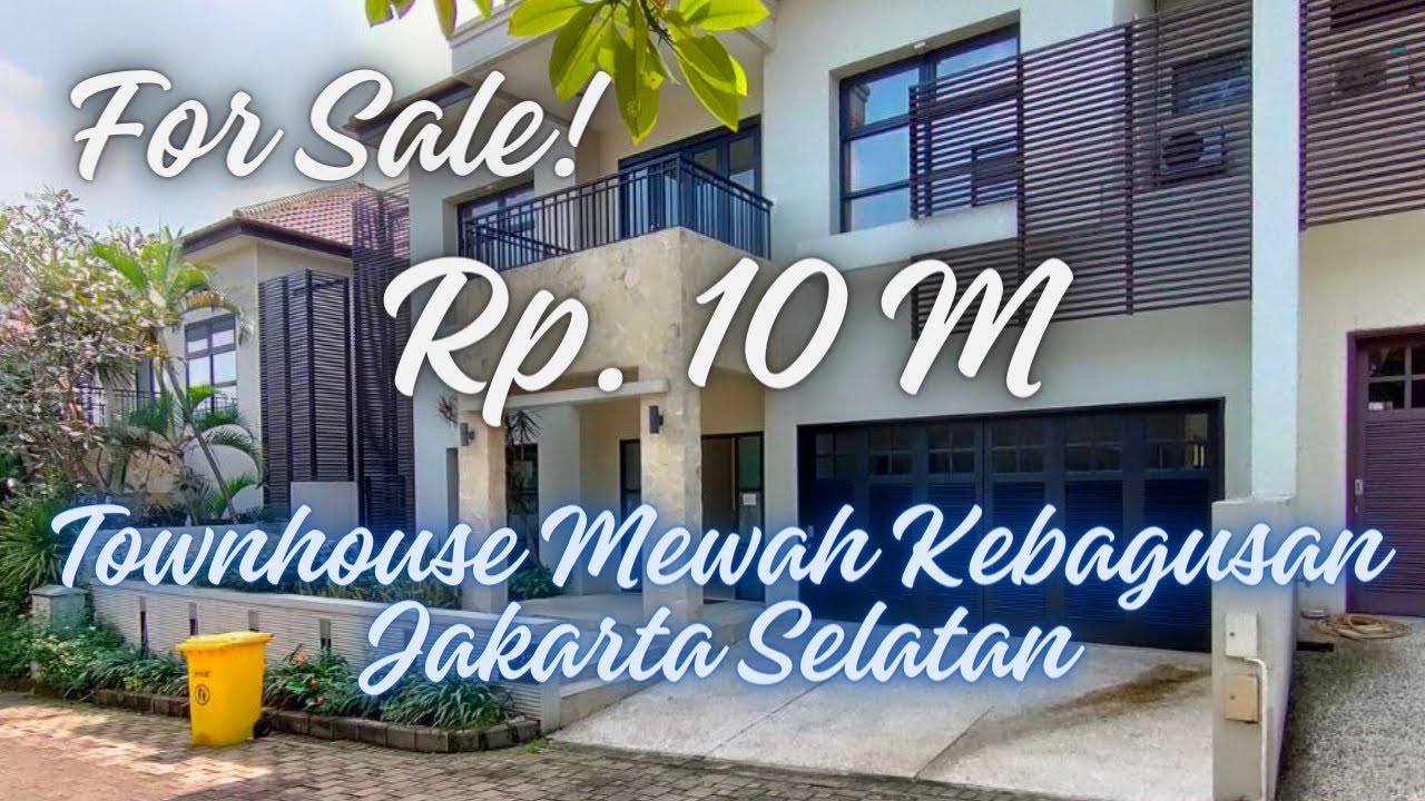 Townhouse Premium Kebagusan Jakarta Selatan - YouTube