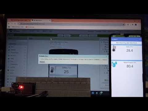 Monitoring Suhu dan Kelembapan menggunakan MIT App Inventor + Firebase Realtime Database - YouTube