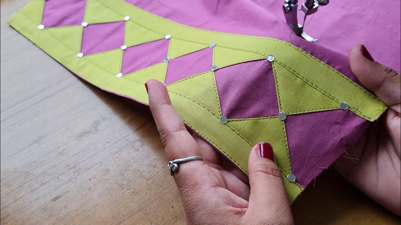 So Easy Sleeves Design With Cutting And Stitching | Sleeves Design With ...