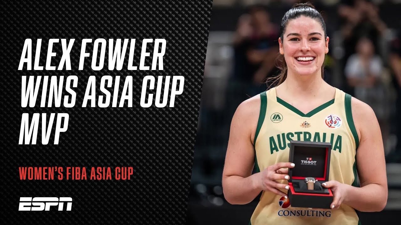 Australia's Alex Fowler wins MVP of the Asia Cup | #FIBA - YouTube
