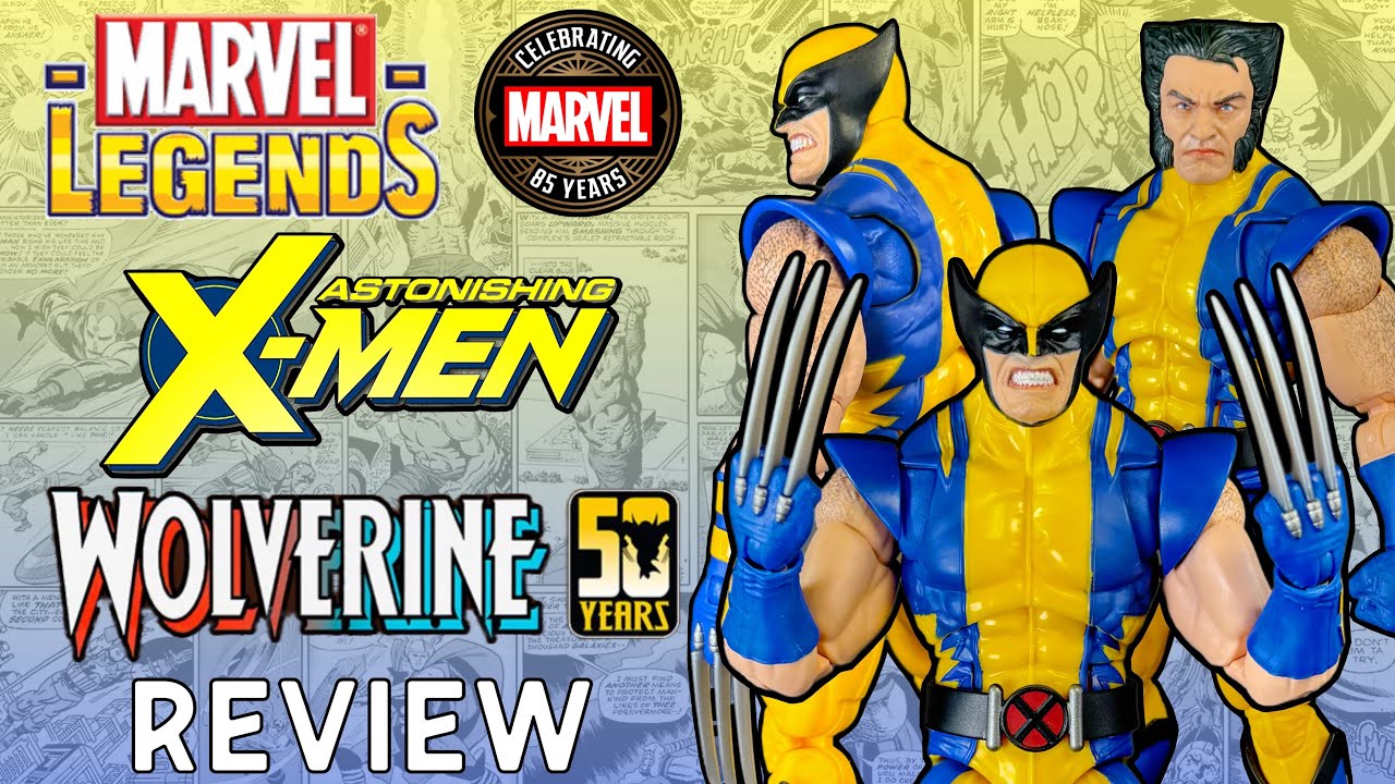 Marvel Legends ASTONISHING WOLVERINE Action Figure Review - YouTube