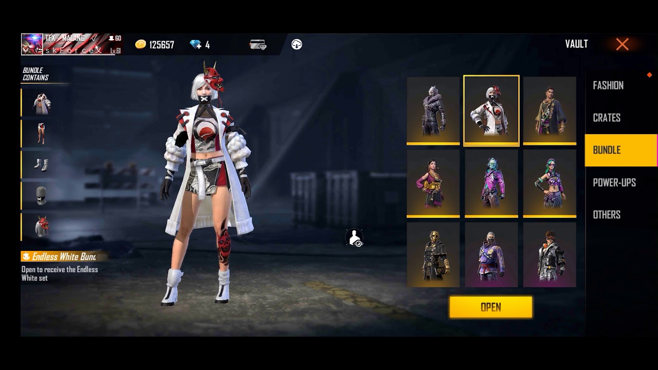 opening all rear bundle in free fire must watch - YouTube