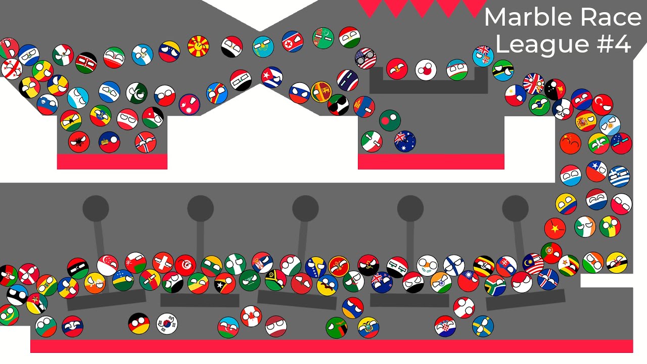 Countryballs Marble Race League #4 | 2025 Fall League - YouTube