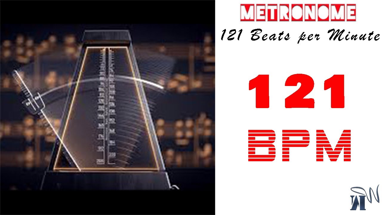 121 BPM Virtual Metronome (121 Beats per Minute) - YouTube