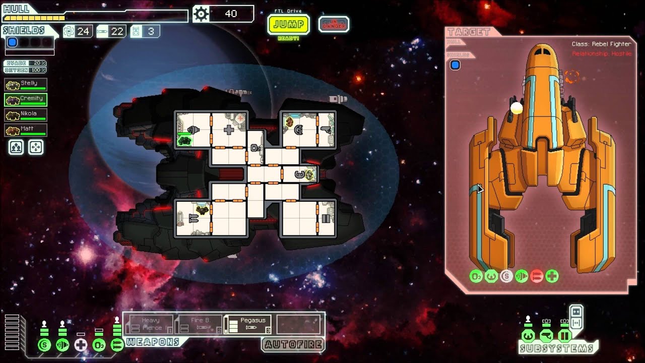 Faster Than Light (FTL) -Rock Cruiser Layout B - Medium - YouTube