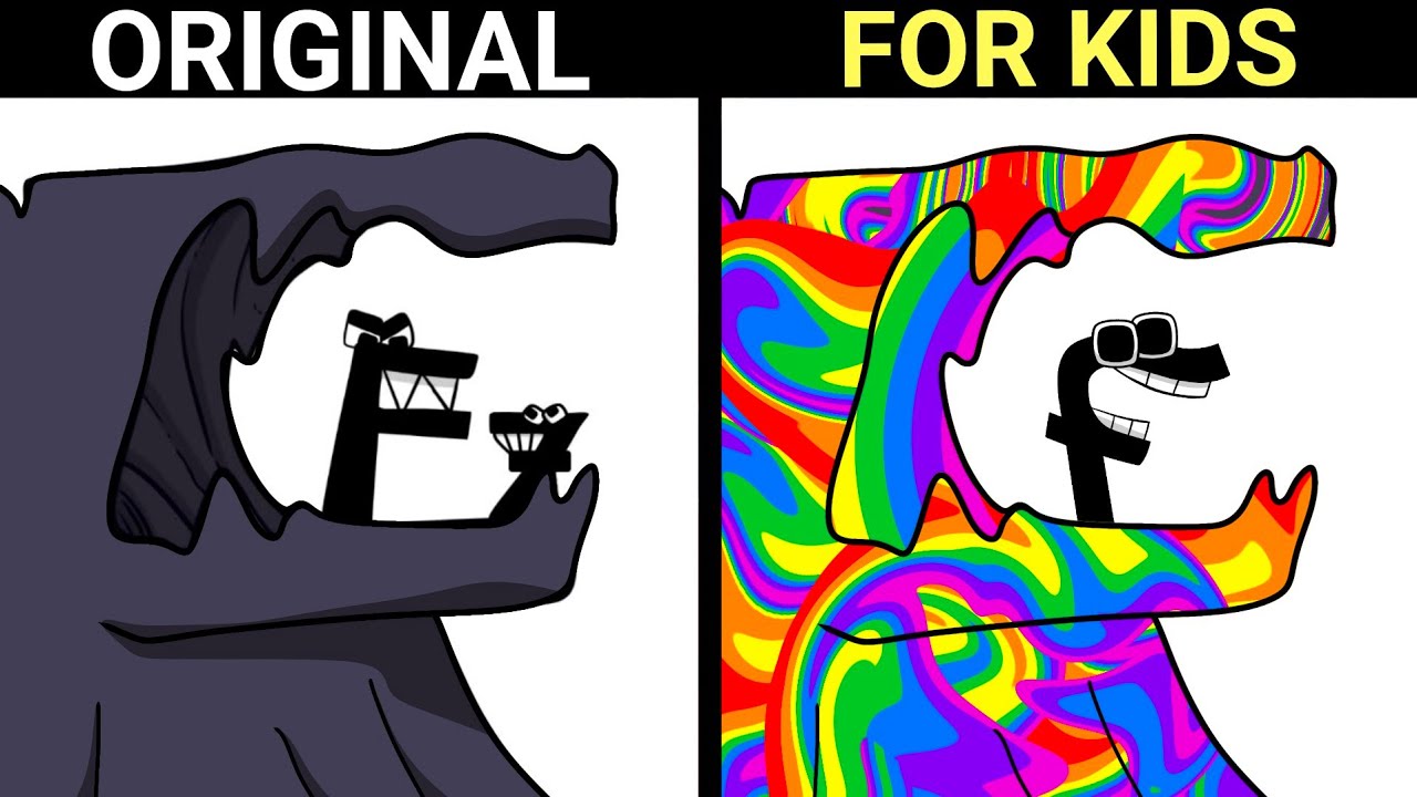 Rainbow Cave of Alphabet Lore F | ft. Number Lore (ASMR) - YouTube