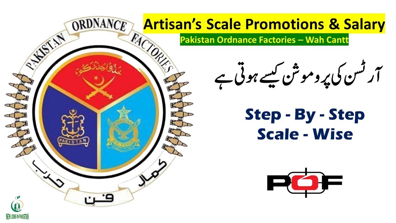 Pakistan ordnance factory jobs 2022 | POF Artisan Scale Promotions ...