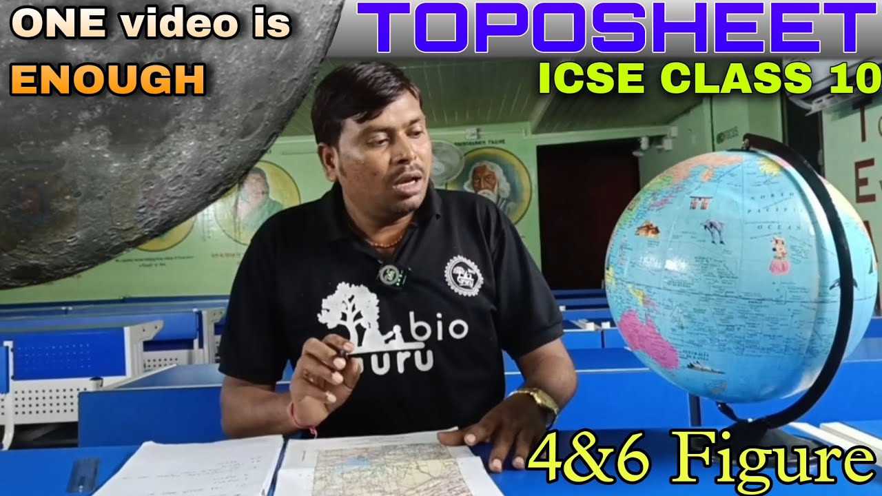 Toposheet | How To Find 4&6 Figure Grid refrence | ICSE | Class 10 | By ...