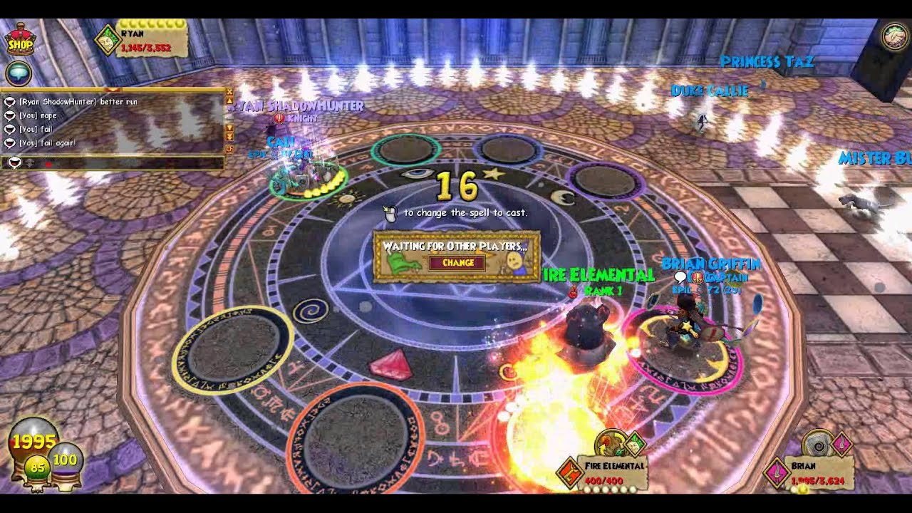 Wizard101: Fire vs Death - Epic Fight - YouTube