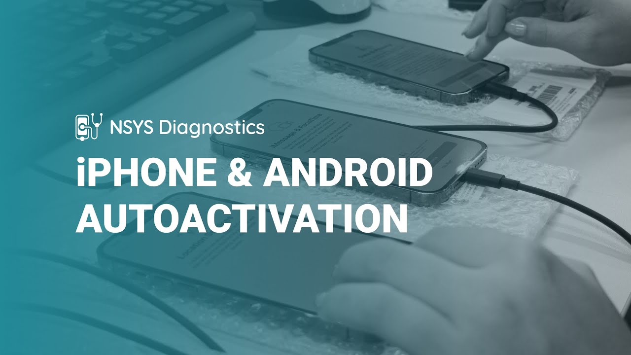iPhone and Android phones Auto Activation – NSYS Tools - YouTube