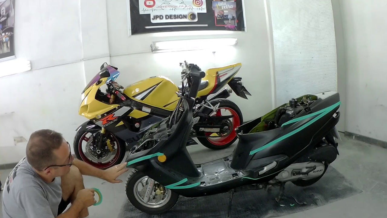 Burgman Super personalização part:3 - YouTube