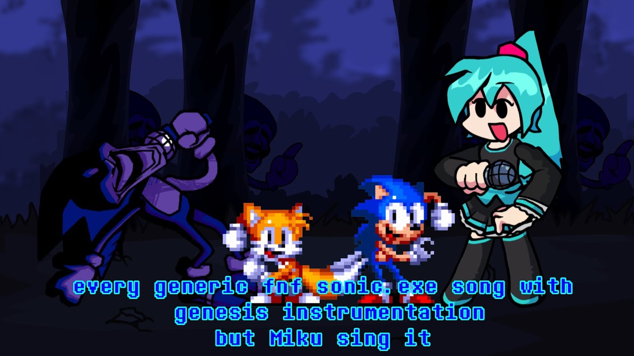 [FNF] - every generic fnf sonic.exe song with genesis instrumentation ...
