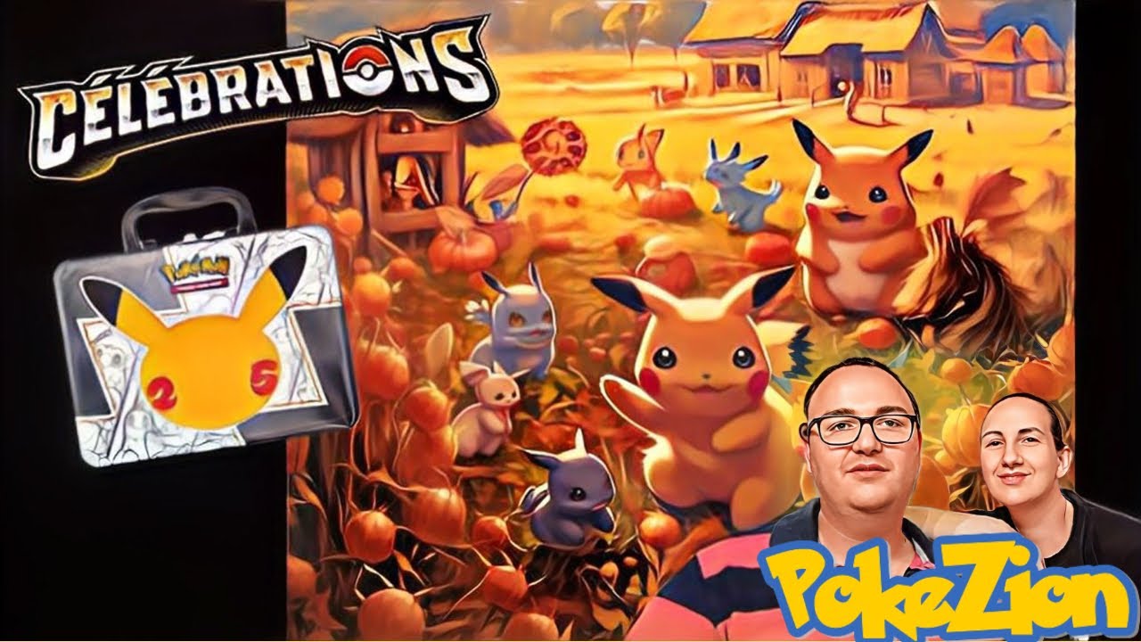 OUVERTURE DE LA VALISETTE PIKACHU CELEBRATION EN ATTENDANT EVOLUTION A ...