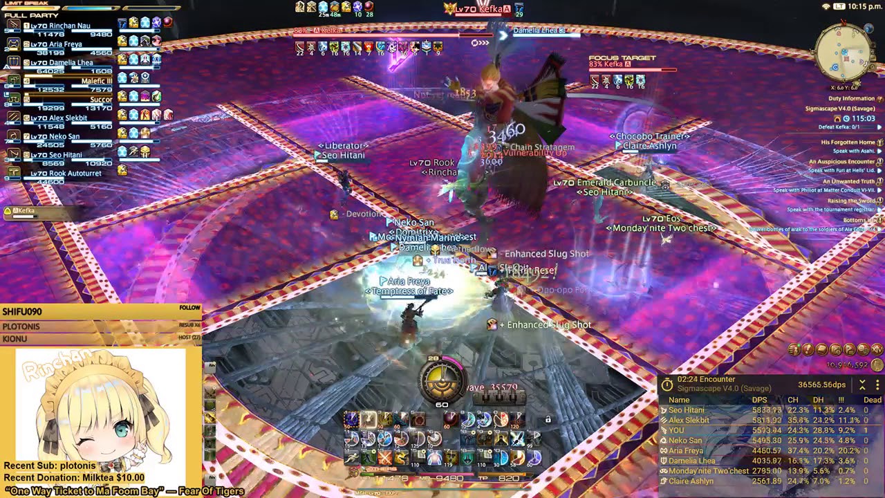 FFXIV: Sigmascape V4.0 (Savage) O8S Kefka [MCH PoV] - YouTube