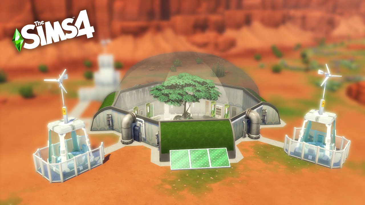 The Sims 4 | Futuristic Eco Bunker | Speed Build | No CC - YouTube