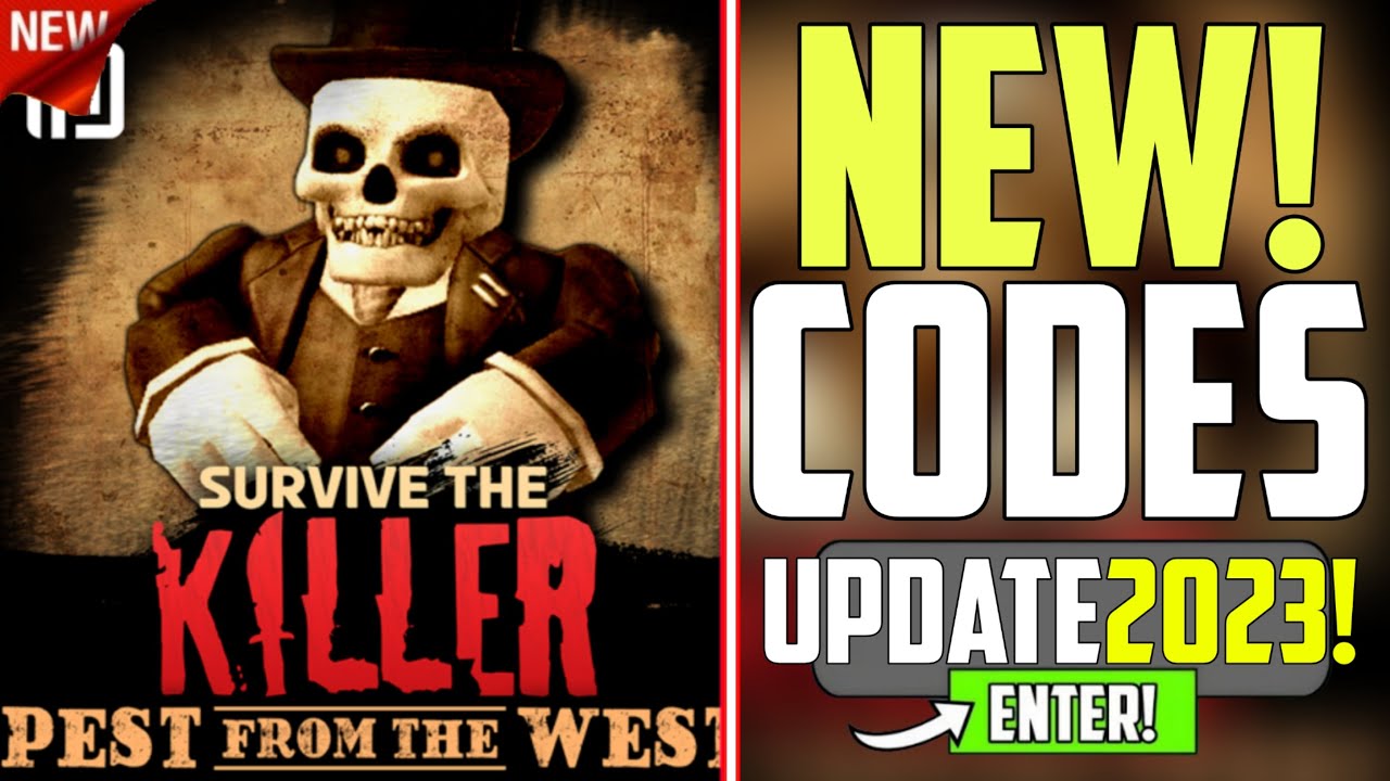 New! SURVIVE THE KILLER ROBLOX CODES 2023 - SURVIVE THE KILLER - CODE ...