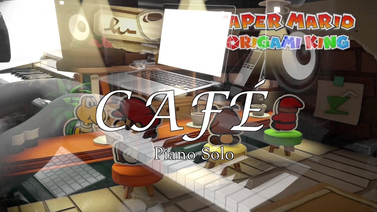 Paper Mario The Origami King - Café Theme (cover) - YouTube