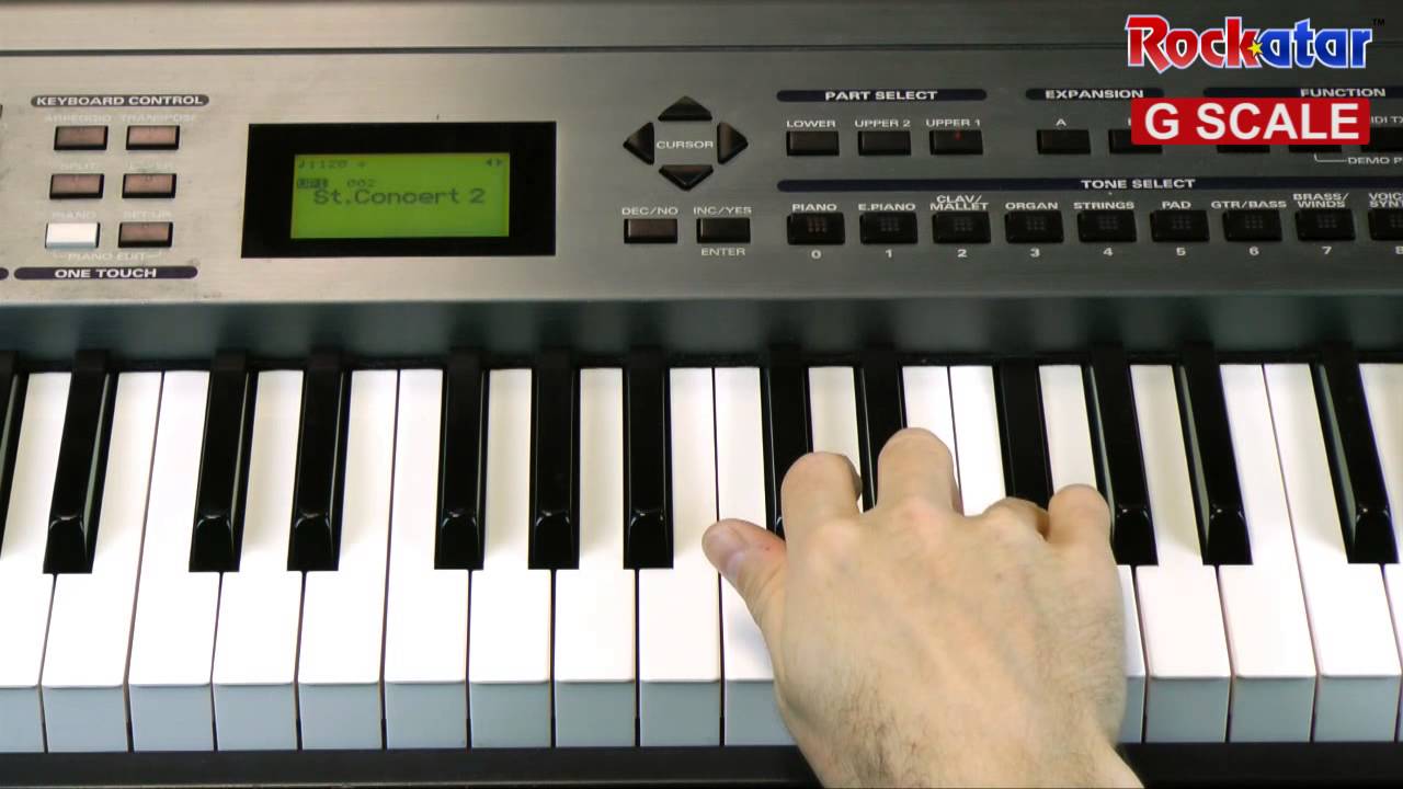 G Scale - Keyboard - YouTube