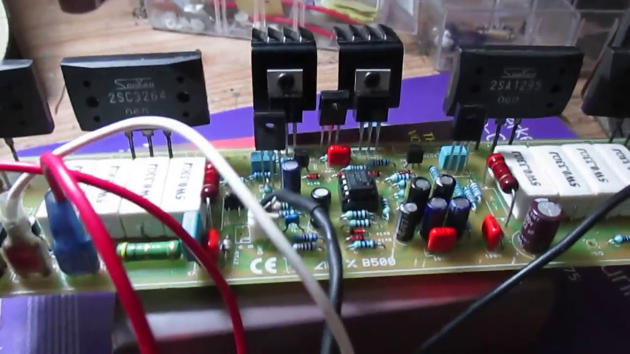 Tes Power kit Amplifier Apex B500 - YouTube