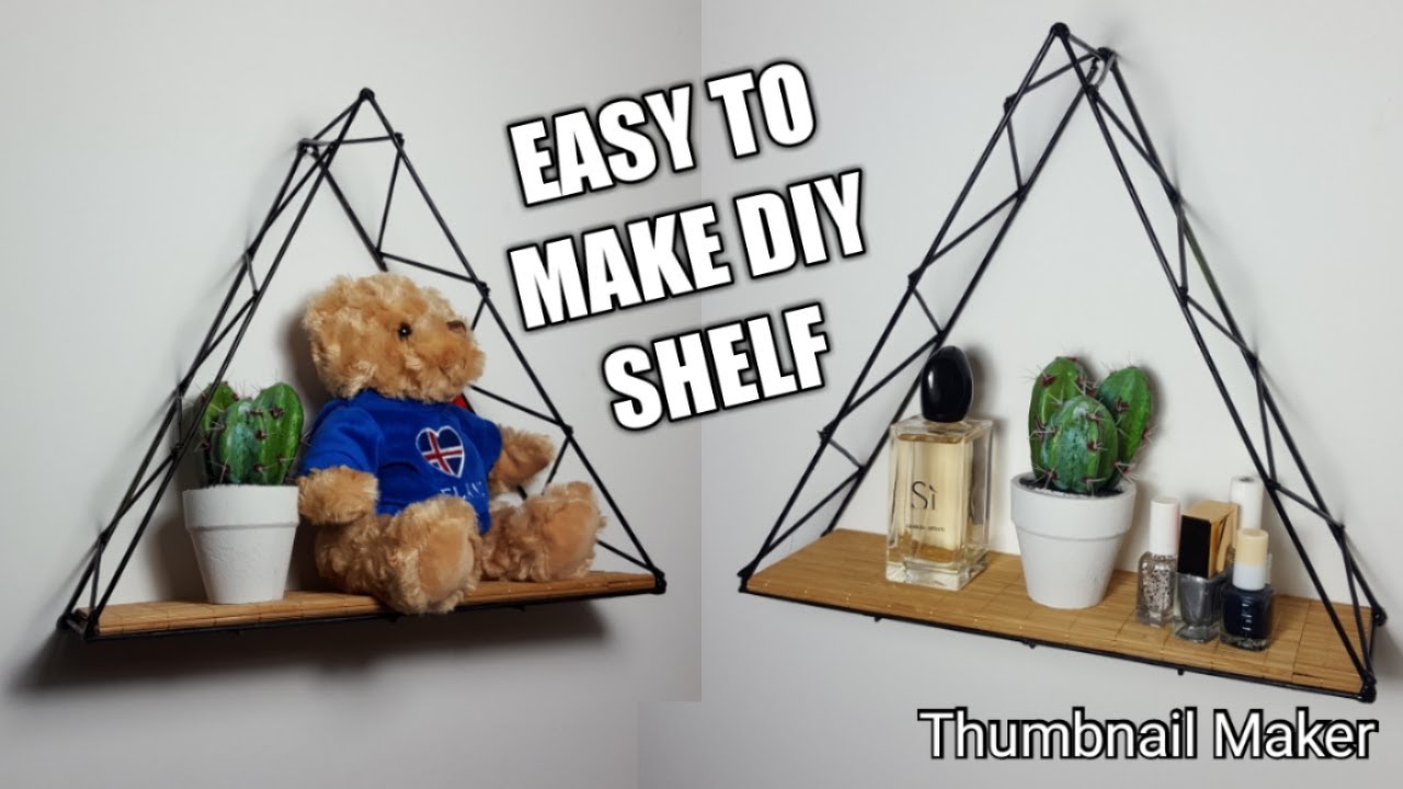 How to make a diy shelf / easy and cheap to make. Made from flower ...