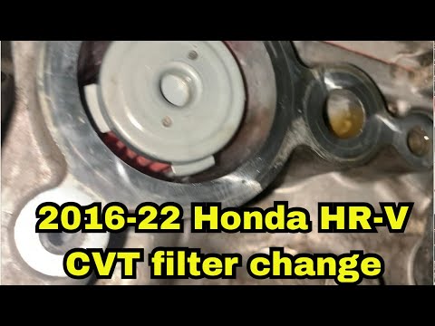 How to change the Transmission Filter on a 2016 Honda HR-V with CVT ...