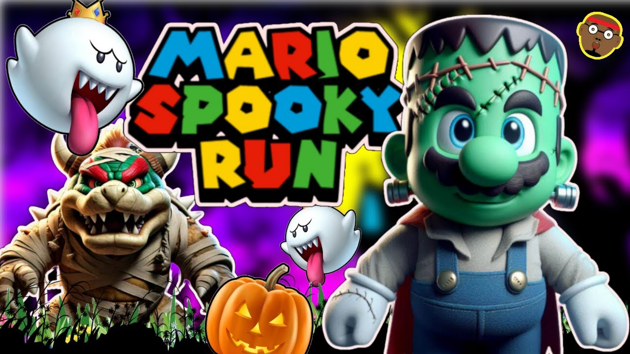 Mario Halloween | Super Mario Run and Freeze | Mario Halloween Game for ...