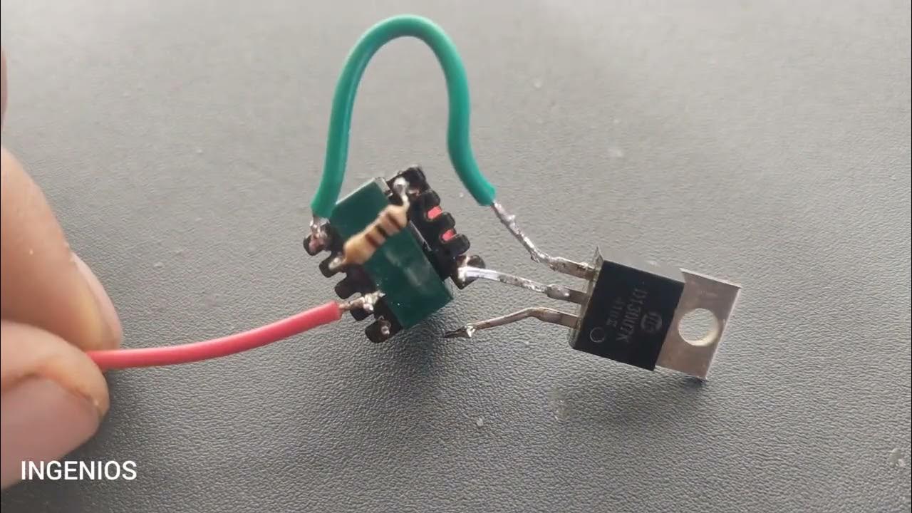 Mini Inversor De Voltaje 1.5v o 3.7v a 110v 220v - YouTube