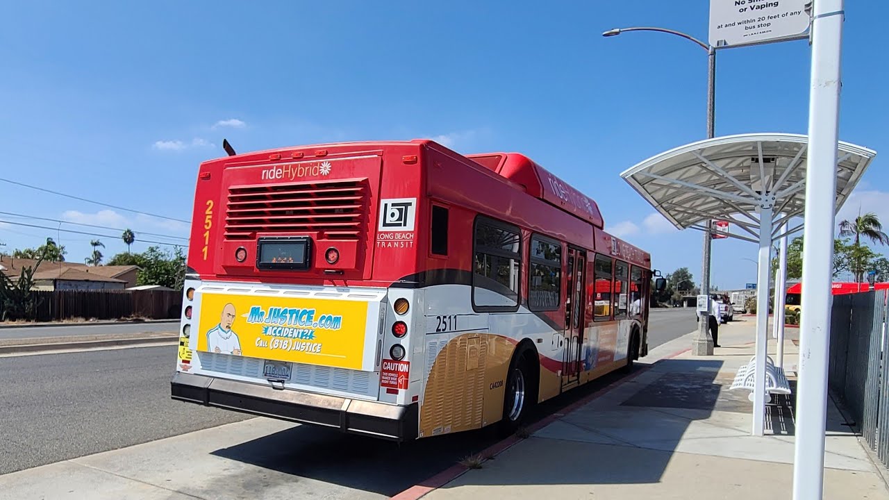 Long Beach Transit: 2005 New Flyer GE40LF #2511 On Route 181 To Wardlow ...