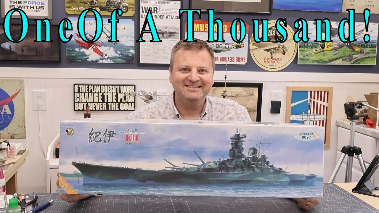 RARE 1/350 Very Fire Super Yamato Kii Review - YouTube