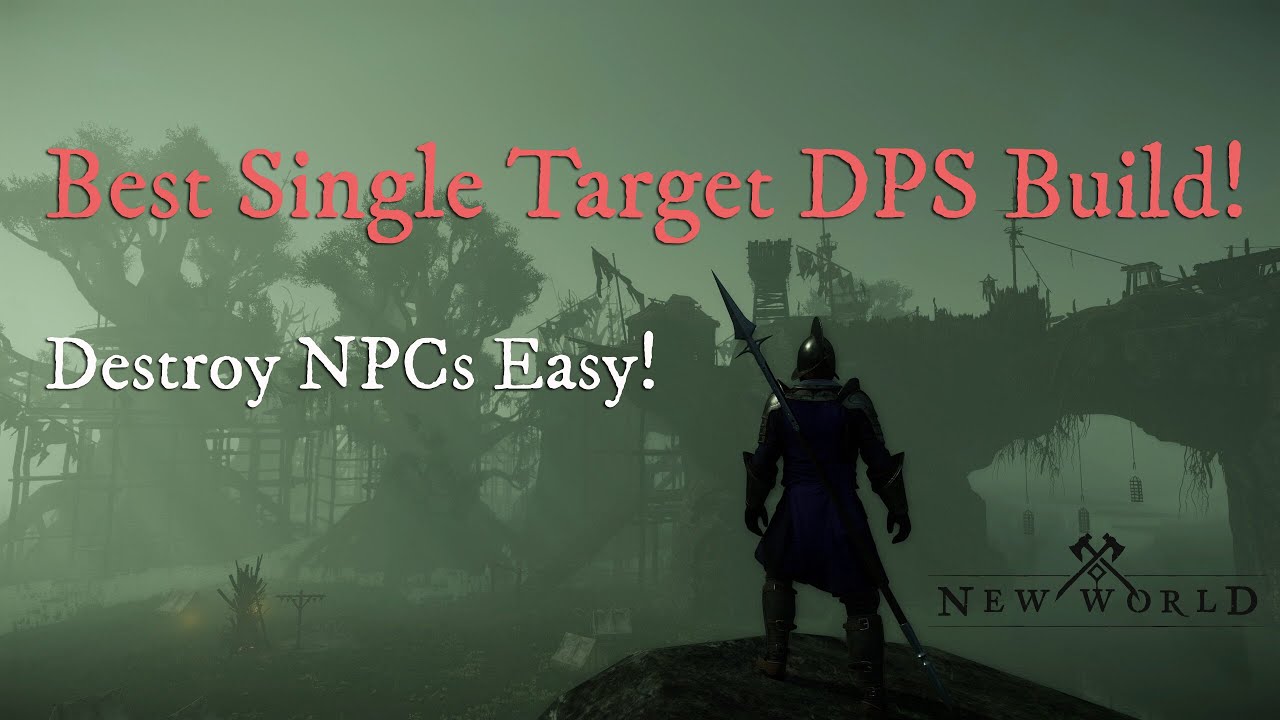 NEW WORLD BEST TARGET DPS BUILD | RAPIER/SPEAR | BUILD THIS NOW! - YouTube