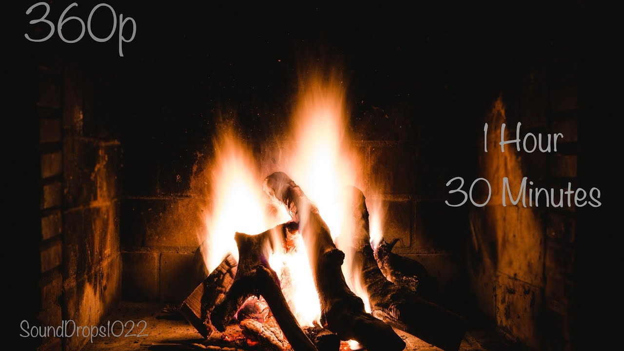 Fire Place Ambience - 1 Hour 30 Minutes Hours - YouTube