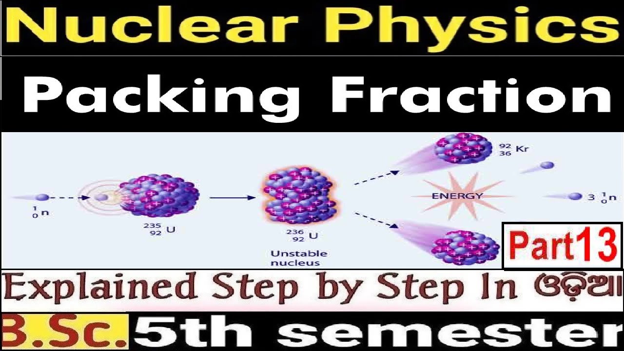 Packing Fraction Nuclear And Particle Physics 5th SEM B SC 3 UNIT 1 packing-fraction-nuclear-and-particle-physics-5th-sem-b-sc-3-unit-1