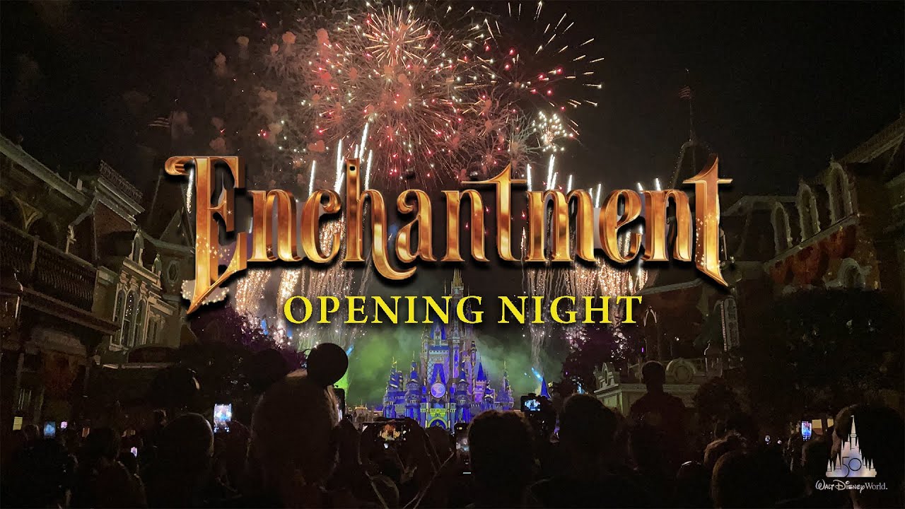 Disney Enchantment 50th Fireworks Spectacular Full Show 4k at Magic ...