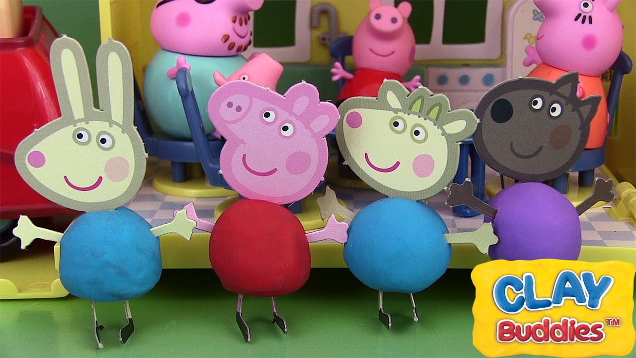 Peppa Pig Clay Buddies Pâte à modeler Blind Bags Jouets de Peppa Pig ...
