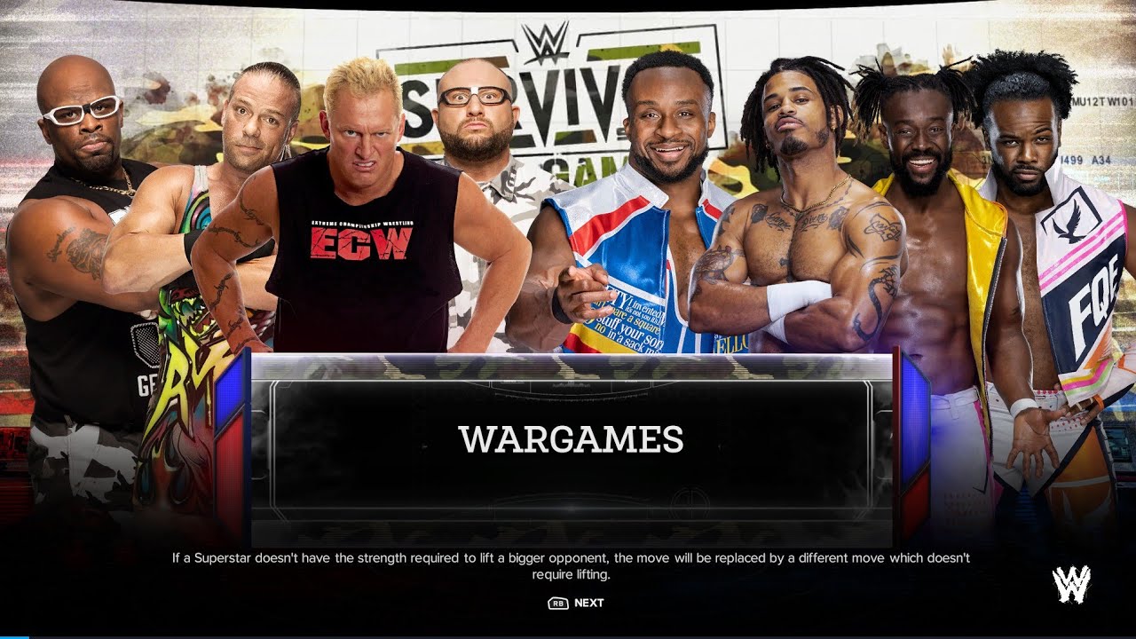 WWE vs ECW Wargames match - wwe2k24 - YouTube