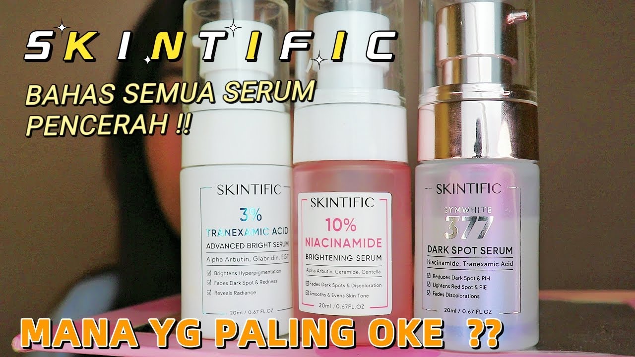 TRANEXAMIC ACID ADVANCE BRIGHT SERUM SKINTIFIC - YouTube