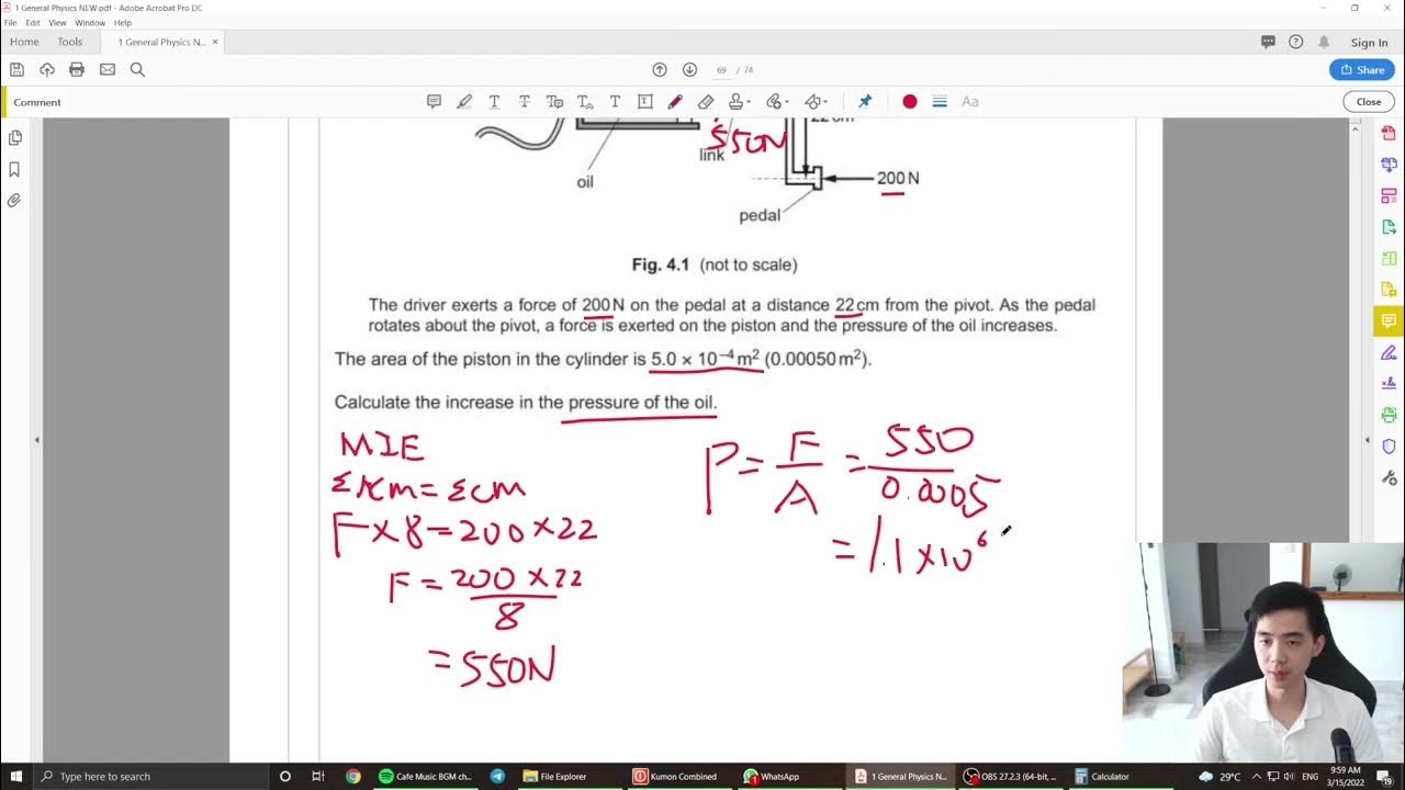 1.8 Pressure IGCSE Topical Physics - YouTube