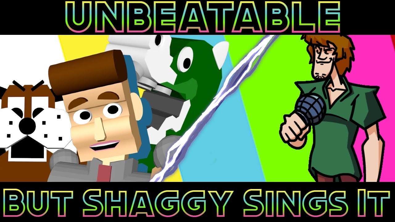 [REMAKE] Unbeatable But Shaggy Sings It [FNF COVER] - YouTube