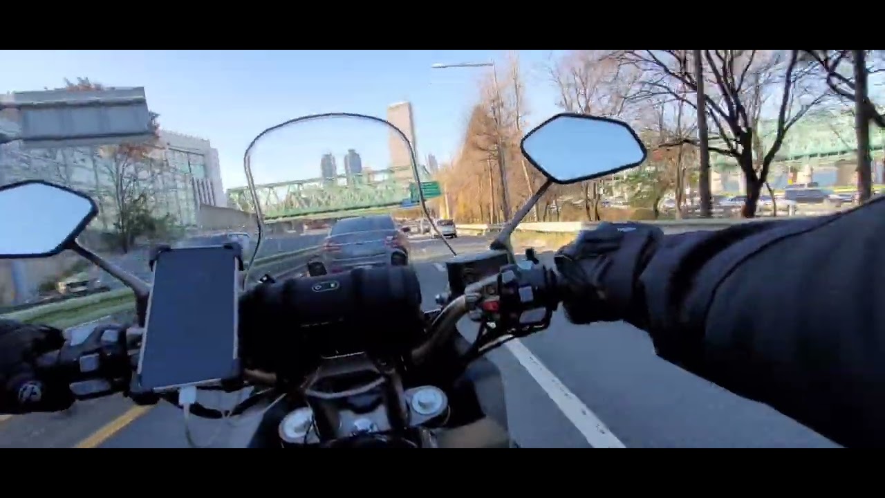[4k] 바이크 1인칭 시점 오늘도 퇴근 서울 퇴근길([4k] Motorcycle First Person View On my ...