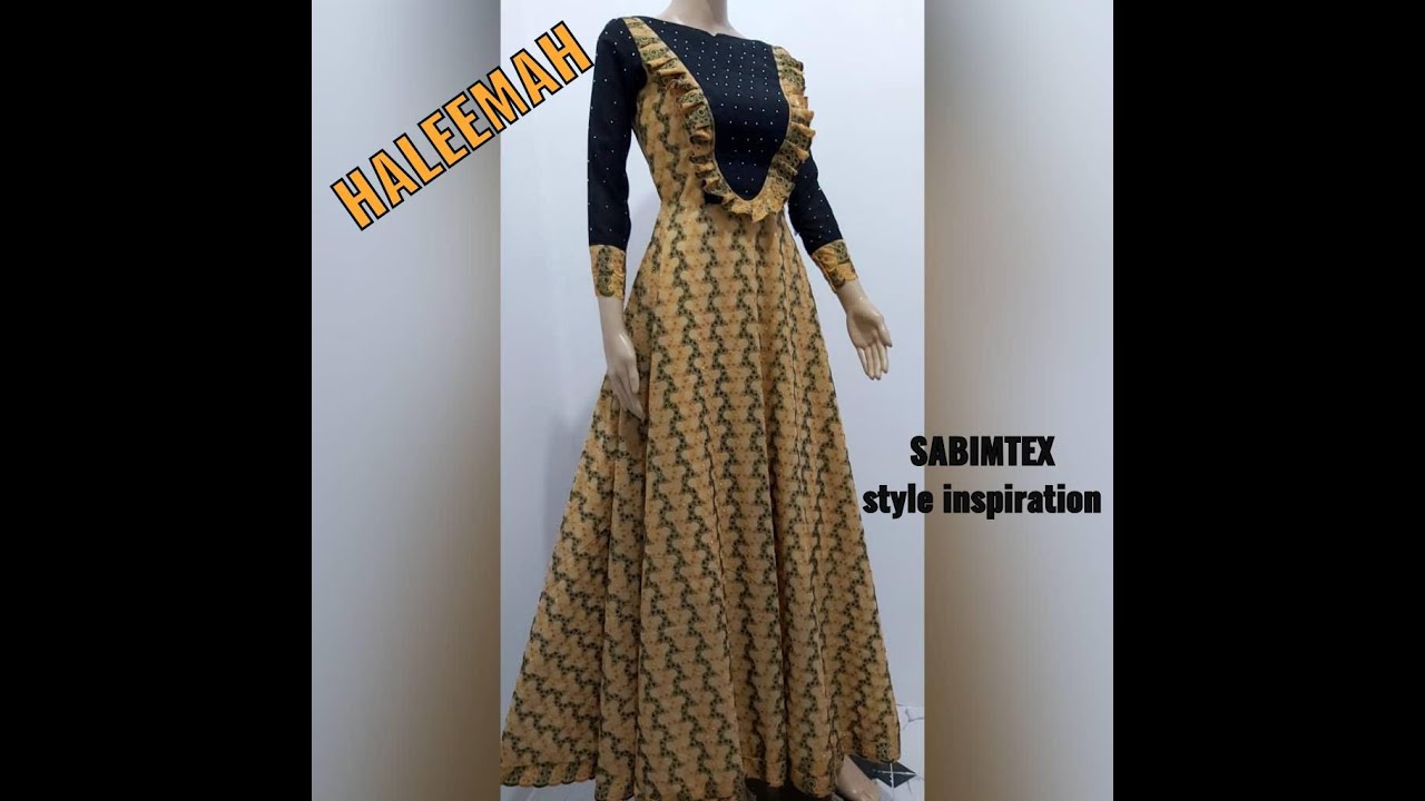 yadda ake yanka doguwar riga mai Rafa - YouTube