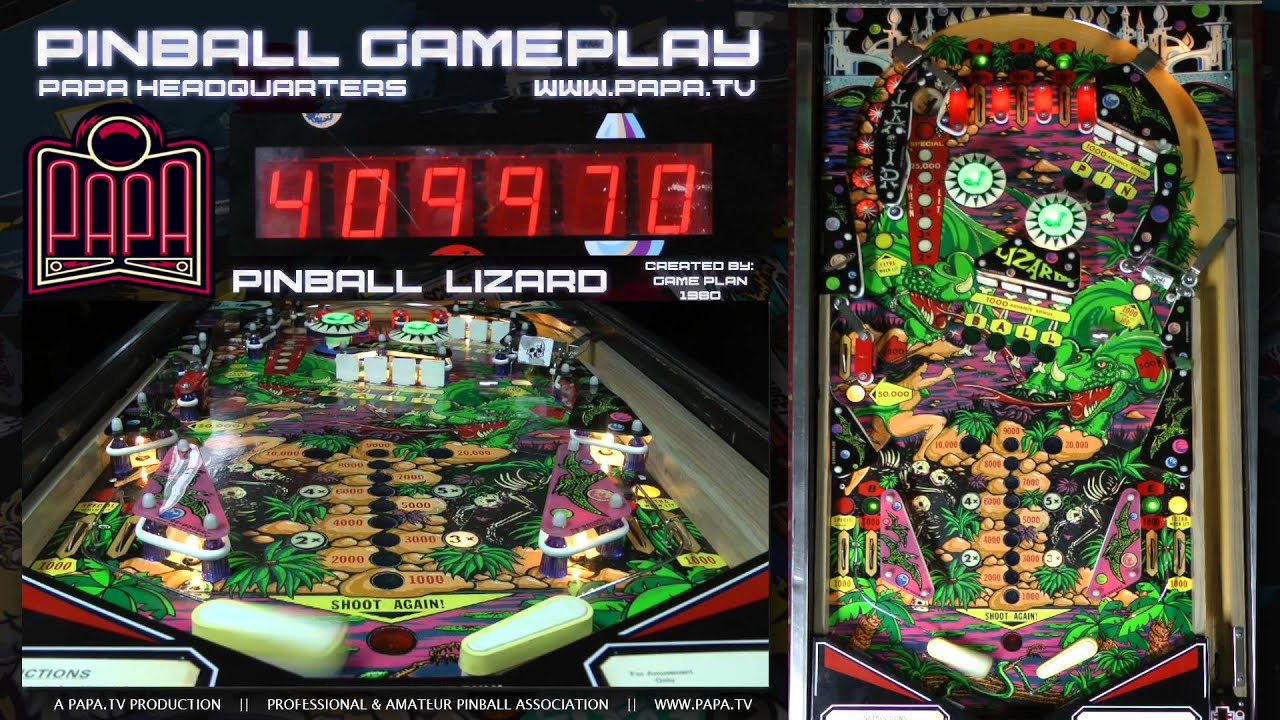 Pinball Lizard Gameplay - YouTube